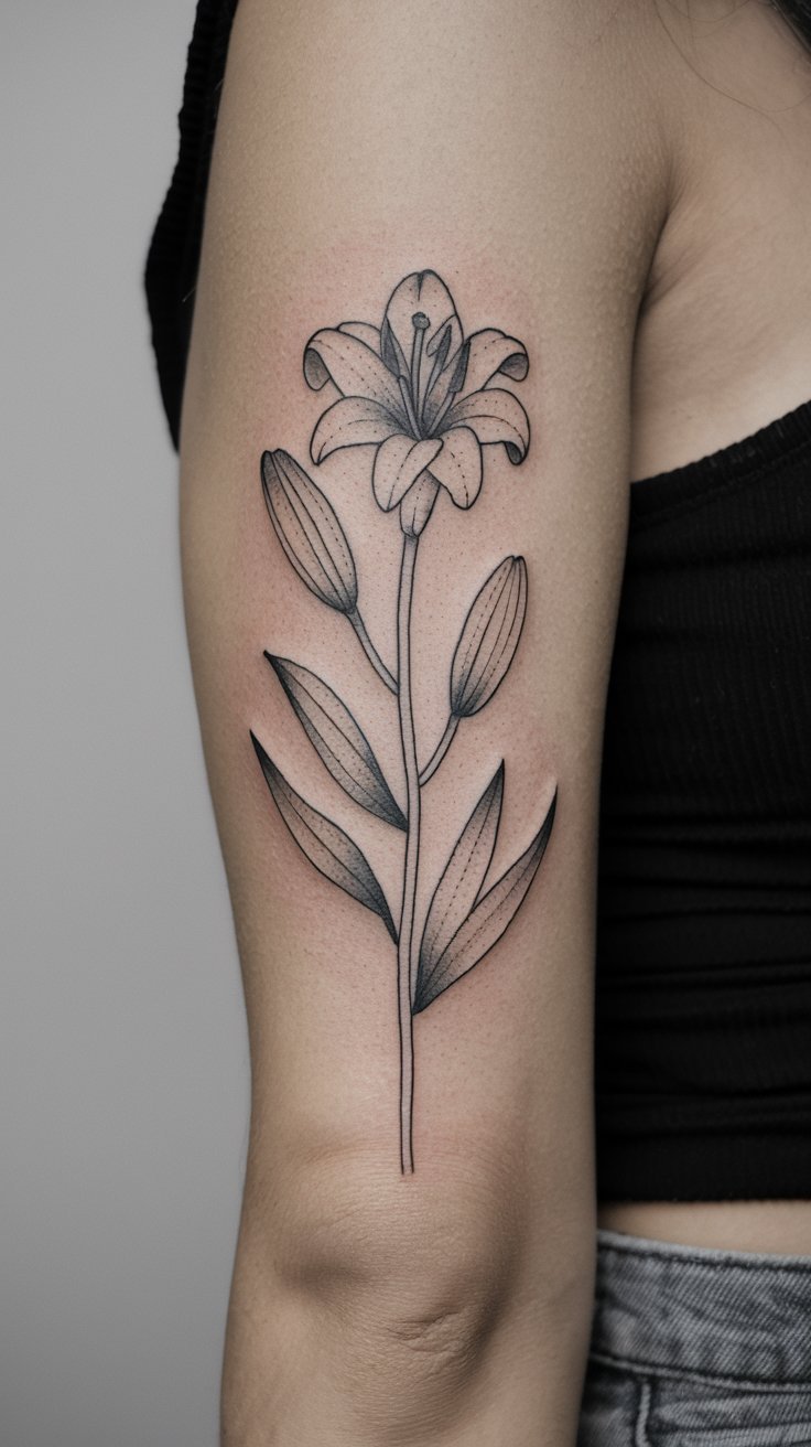 11 Delicate Lily Tattoo Ideas for a Beautiful Design - getstylish.blog