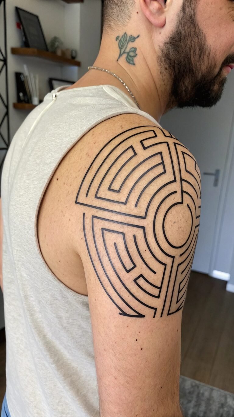 11 Fine Line Tattoo Ideas for Men with Subtle Detail: Minimalist Ink ...